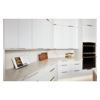 Calacatta Capella Kitchen Cabinets Area - Contemporary - Kitchen ...