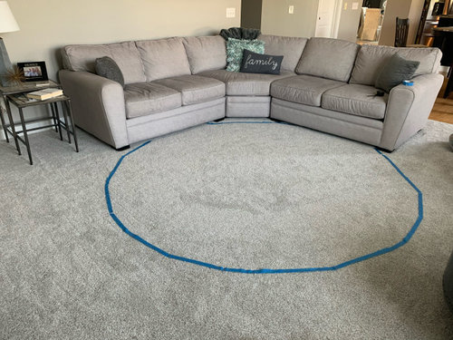 Suggestions on rug size and how to prevent it fron bunching?