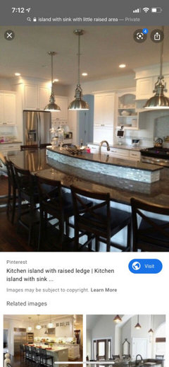 Peninsula raised bar seating or counter height seating? | Houzz Forum