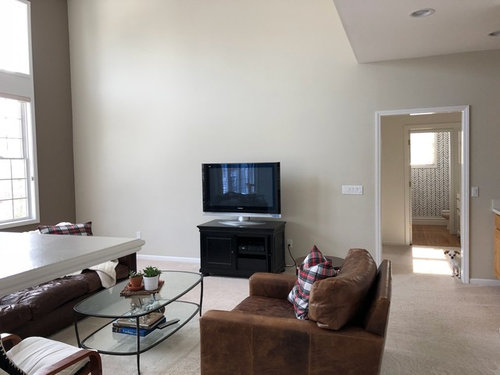 HELP! Family room with polar opposite feature walls