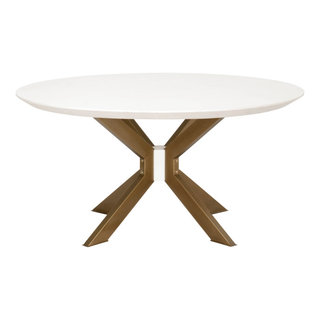 Industry 60" Round Dining Table - Contemporary - Dining Tables - by ...