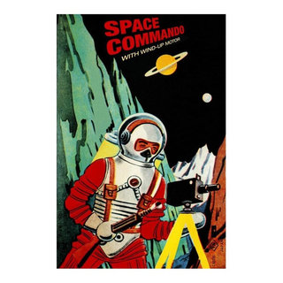 "Space Commando" Digital Paper Print by Retrobot, 17"x24", 17"x24 ...
