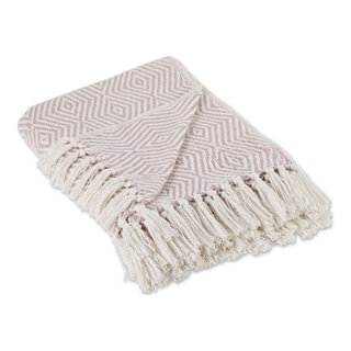 Aqua x-Diamond Geometric Throw - Scandinavian - Throws - by VirVentures ...