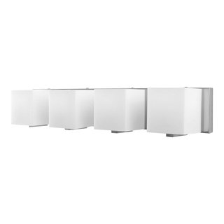 Elk Lighting Borg 4 Light Vanity, Chrome - Transitional - Bathroom ...