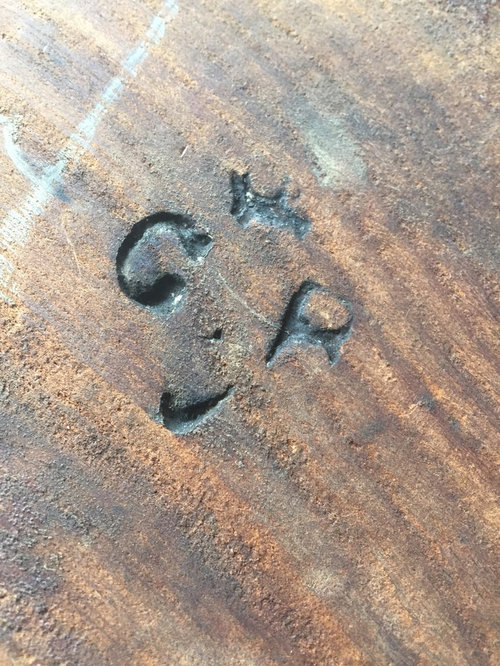 Help Identifying marks on wooden chair