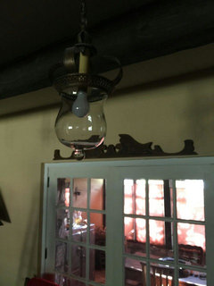 Broken Fixture Glass