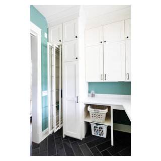 White laundry Room - Traditional - Laundry Room - Other - by Curran ...