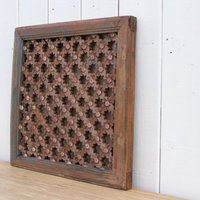 Antique Weathered Star Lattice Panel - Eclectic - Wall Panels - by De ...