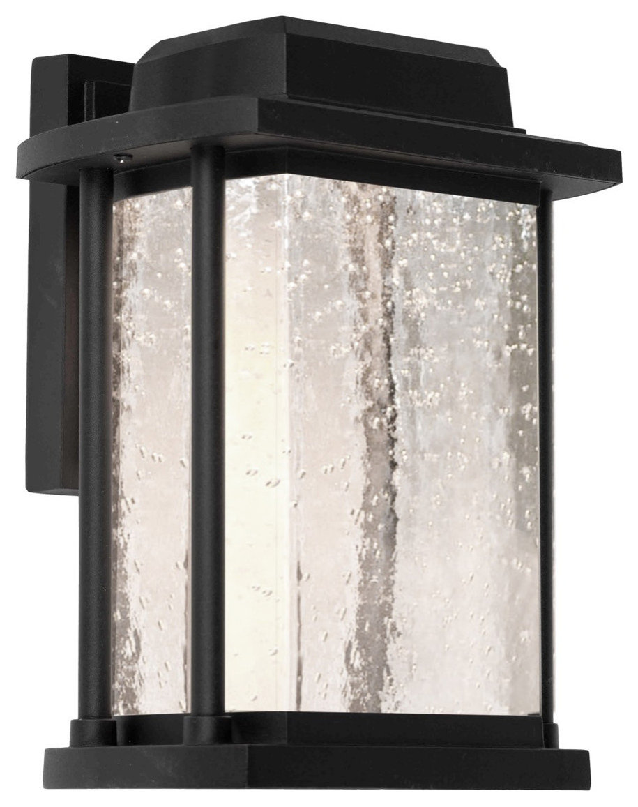 Addison Outdoor Wall Light, Black - Transitional - Outdoor Wall Lights ...
