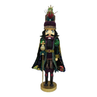 December Diamonds Mardi Gras 27-inch Nutcracker with Frog ...