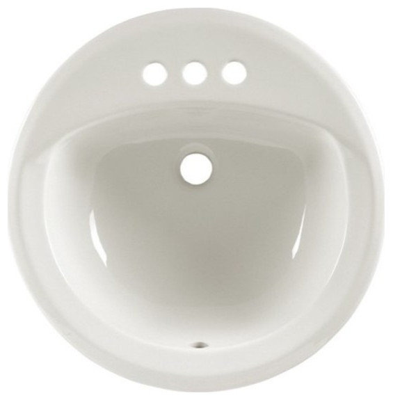 American Standard 0491.019 Rondalyn 19-1/8" Drop In Porcelain ...
