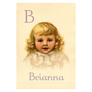 B for Brianna, 20" x 30" - Traditional - Prints And Posters - by ...