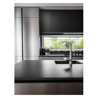 Brushed Steel Morden Kitchen - Modern - Kitchen - Other - by ...