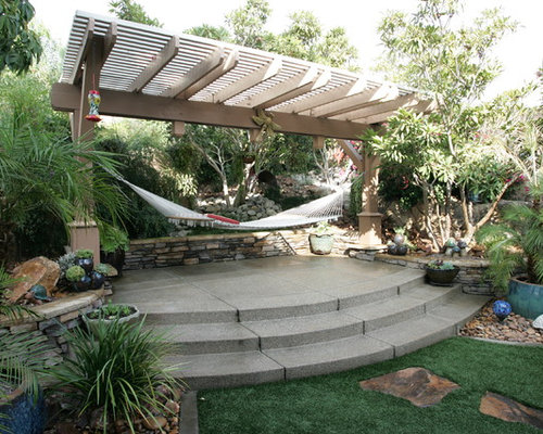 Two Post Pergola Home Design Ideas, Pictures, Remodel and Decor