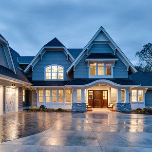 75 Beautiful Huge Exterior Home With A Clipped Gable Roof Pictures ...