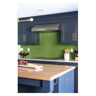 Navy Kitchen Cabinets Avon, Connecticut - Kitchen - Other - by Kountry ...