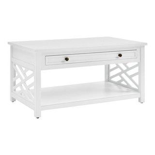 Coventry 36W Wood Coffee Table with 1-Drawer - Contemporary ...