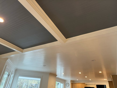 mix ceiling treatments?
