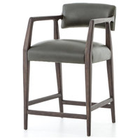 Tyler Stool-Chaps Ebony-Counter - Midcentury - Bar Stools And Counter ...