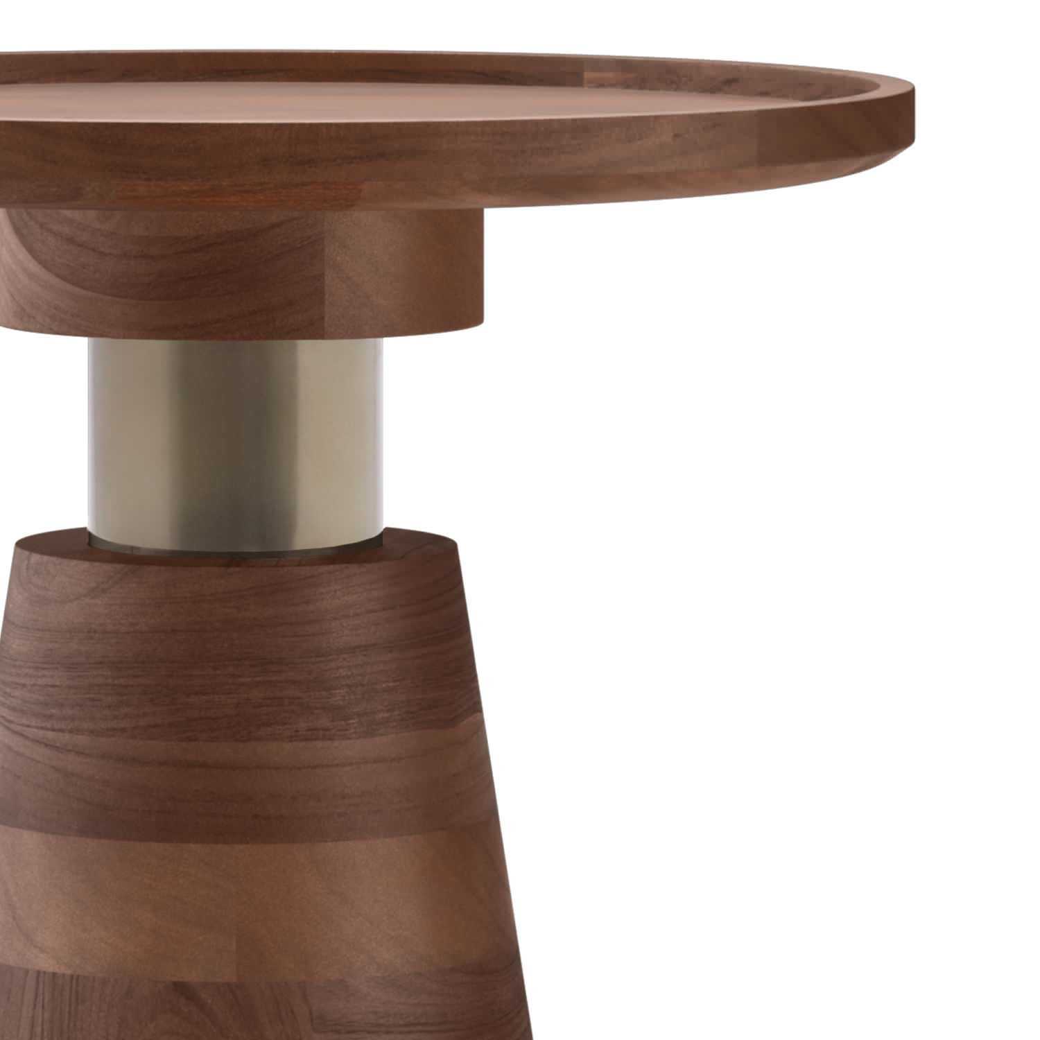 Kramer Solid Acacia Wood Side Table - Transitional - Side Tables And ...