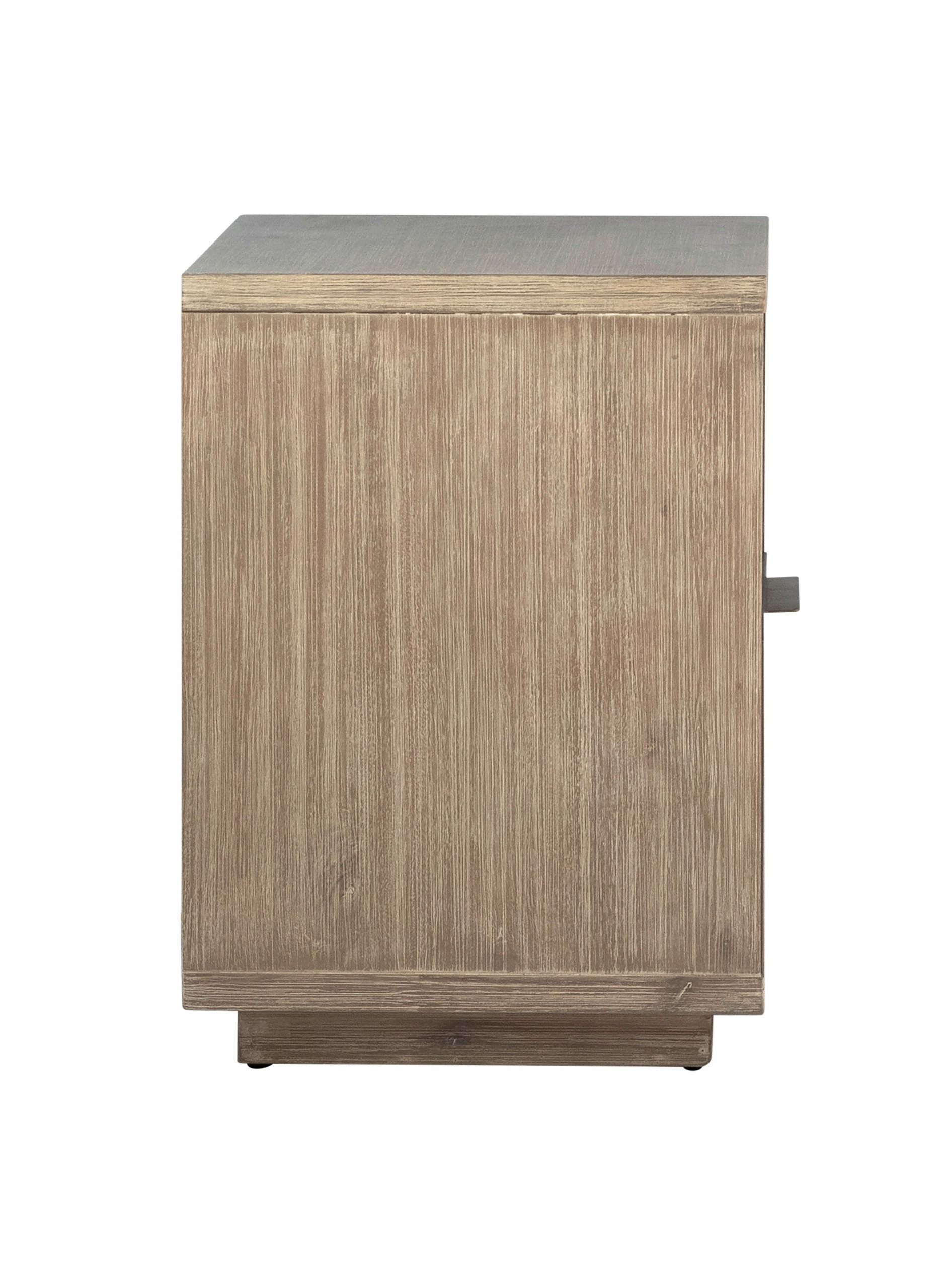 Finn 1-Drawer Storage Nightstand, Light Wash Acacia - Farmhouse - Nightstands And Bedside Tables ...