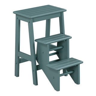 Niko Folding 3-Tier Step Stool, 24 Inch - Transitional - Ladders And ...