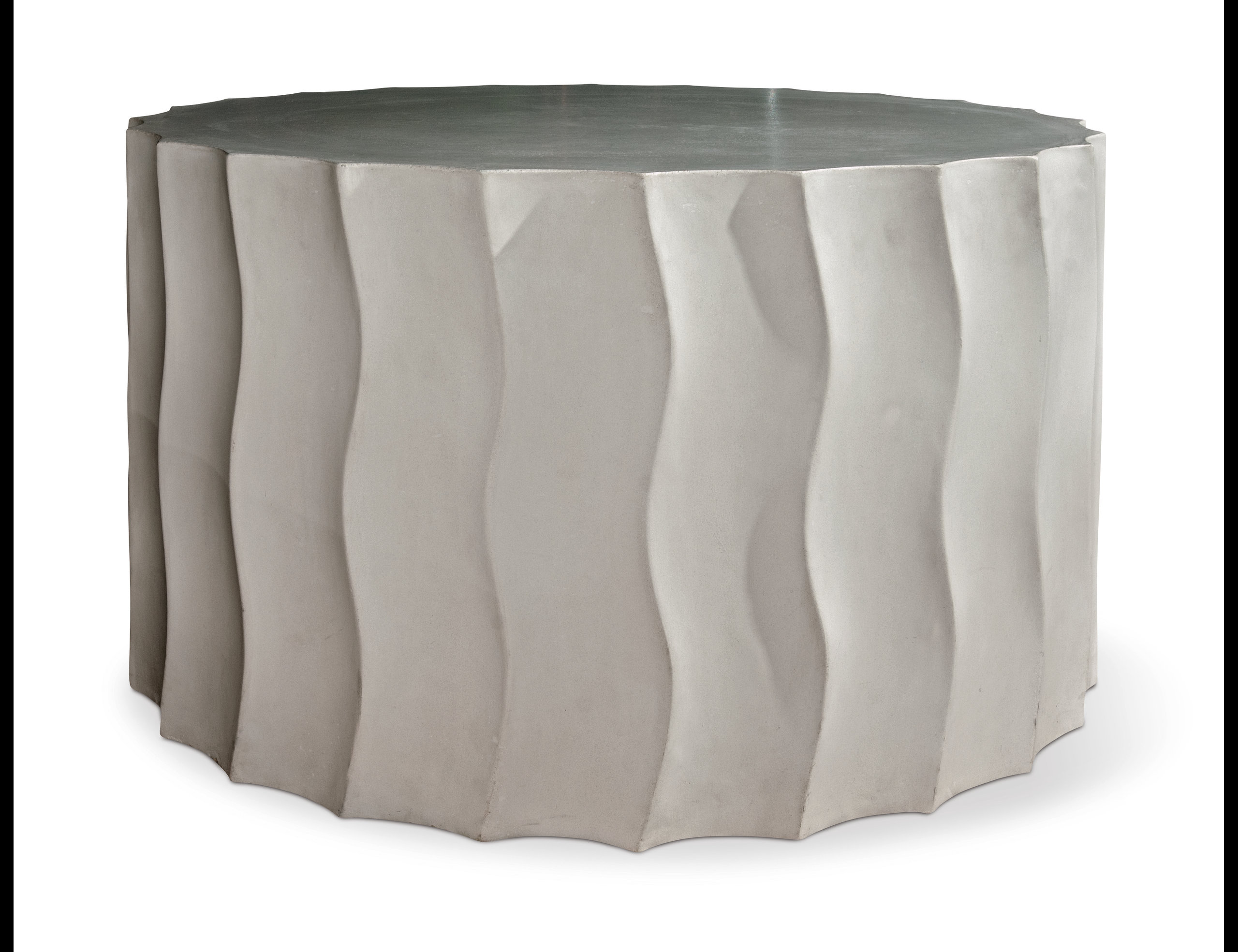 Wave Accent Table, Wide - Contemporary - Outdoor Side Tables - by ...