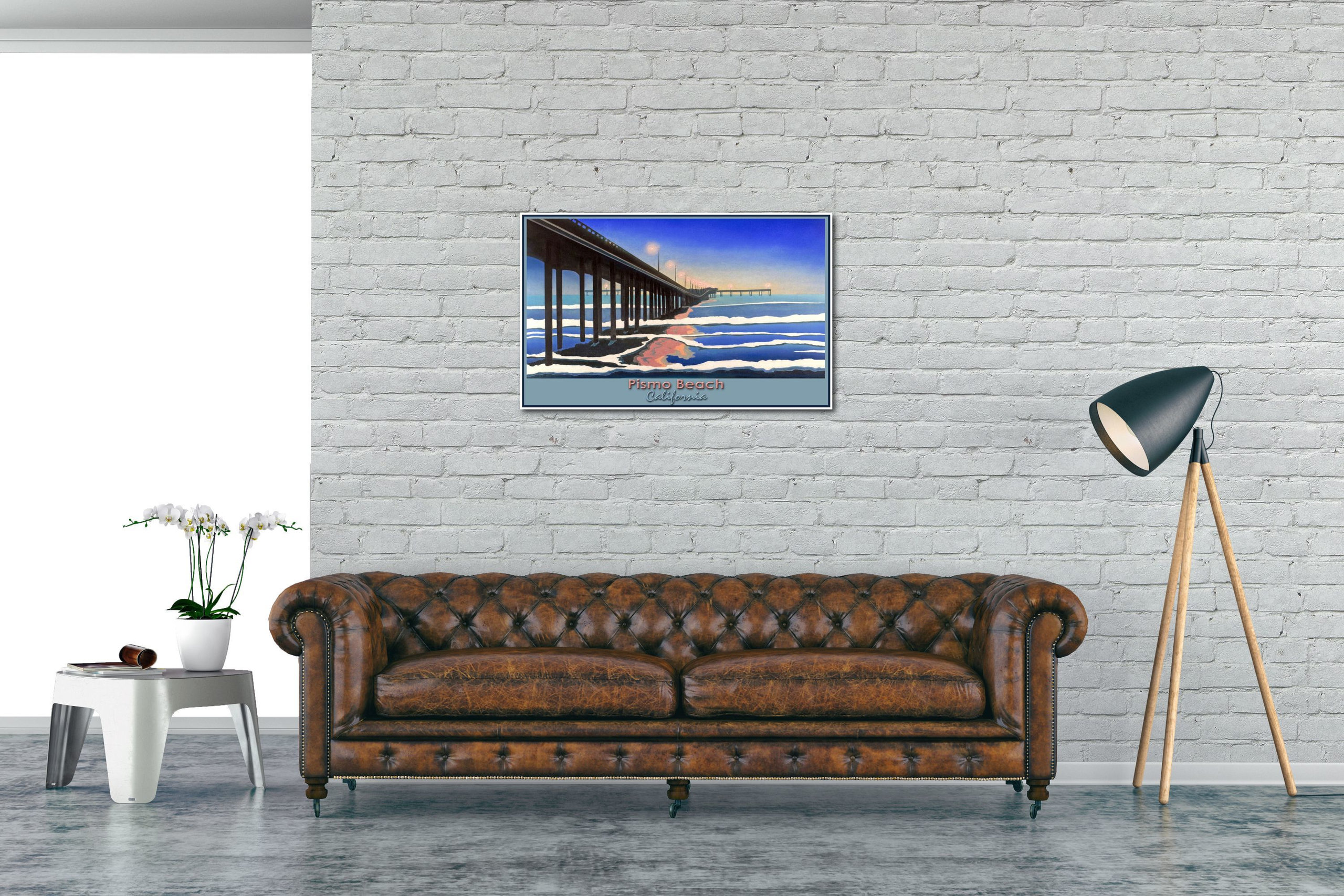 David Linton Pismo Beach California Night Ocean Art Print, 24"x36 ...