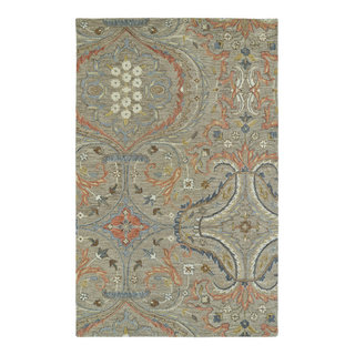 Kaleen Helena Collection Dark Taupe Area Rug 5'x7'9" - Traditional ...