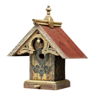 Queen Anne Birdhouse - Traditional - Birdhouses - by Barns Into ...