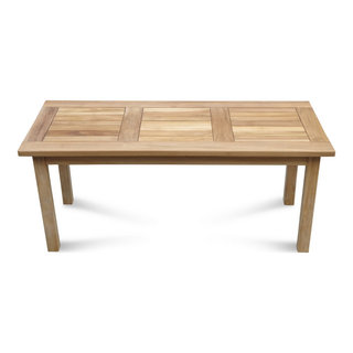 Windsor's Rectangular 48"x20"x20" Grade A Teak Coffee Table - Transitional - Outdoor Coffee ...