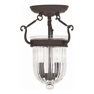 Livex Lighting 50512-07 Coventry - Two Light Flush Mount - Traditional ...