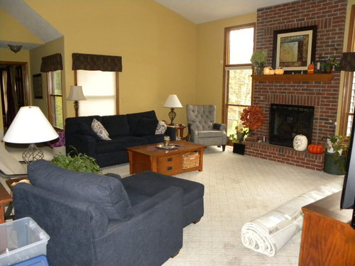 Window treatments for uneven window heights?