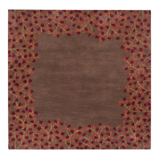 Athena Area Rug, 6' Square - Contemporary - Area Rugs - by Surya | Houzz
