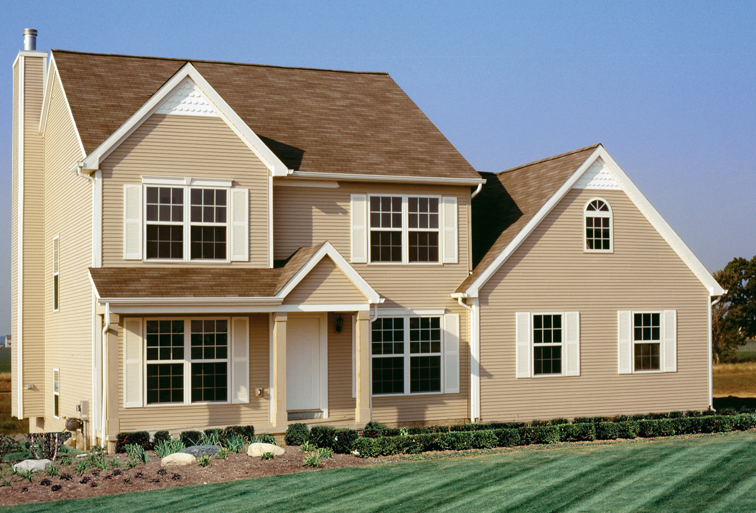 Cathedral Top Center Mullion, Open Louver Shutters, Midnight Green, 12 ...