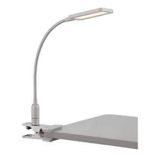 LED Clip-On Lamp, Silver - Contemporary - Desk Lamps - by HedgeApple ...