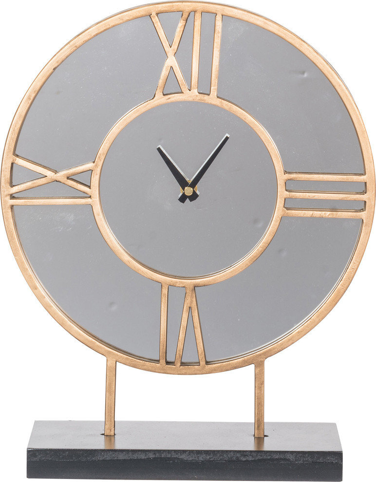 Kenzo Table Clock 12"x4"x15" - Contemporary - Desk And Mantel Clocks ...