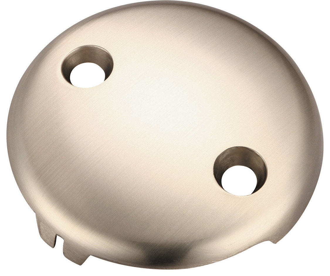Bath Waste and Overflow-2-Hole Face Plate - Contemporary - Tub And ...