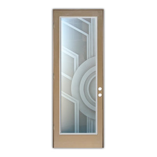 Front Doors - Sun Odyssey II Frosted Glass Design - 30" x 80 ...