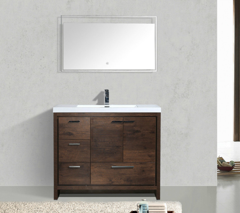 Mod 42" Modern Bathroom Vanity - Transitional - Bathroom Vanities And ...