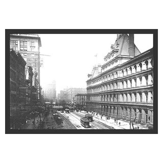 Government Square, Cincinnati, 12" x 18" - Traditional - Prints And ...