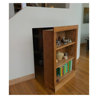 Pull-out bookcase - Other - by Fine Carpentry | Houzz