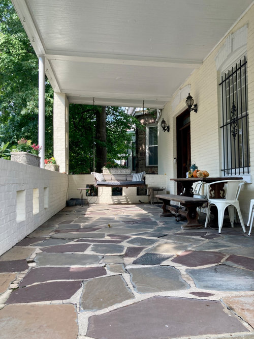 Help with large covered porch layout :)