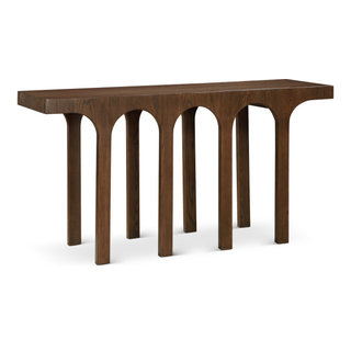 Westfield Console Table, Black, 58" Wide, 58"Wide - Transitional ...