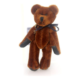 Boyds Bears Plush Tylar F. Wuzzie Fabric Teddy Bear Mini Jointed ...