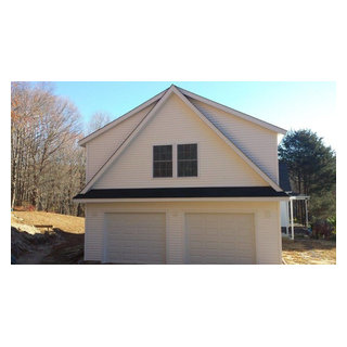 Windsor garage with 2 shed dormer's and master bedroom suit above ...