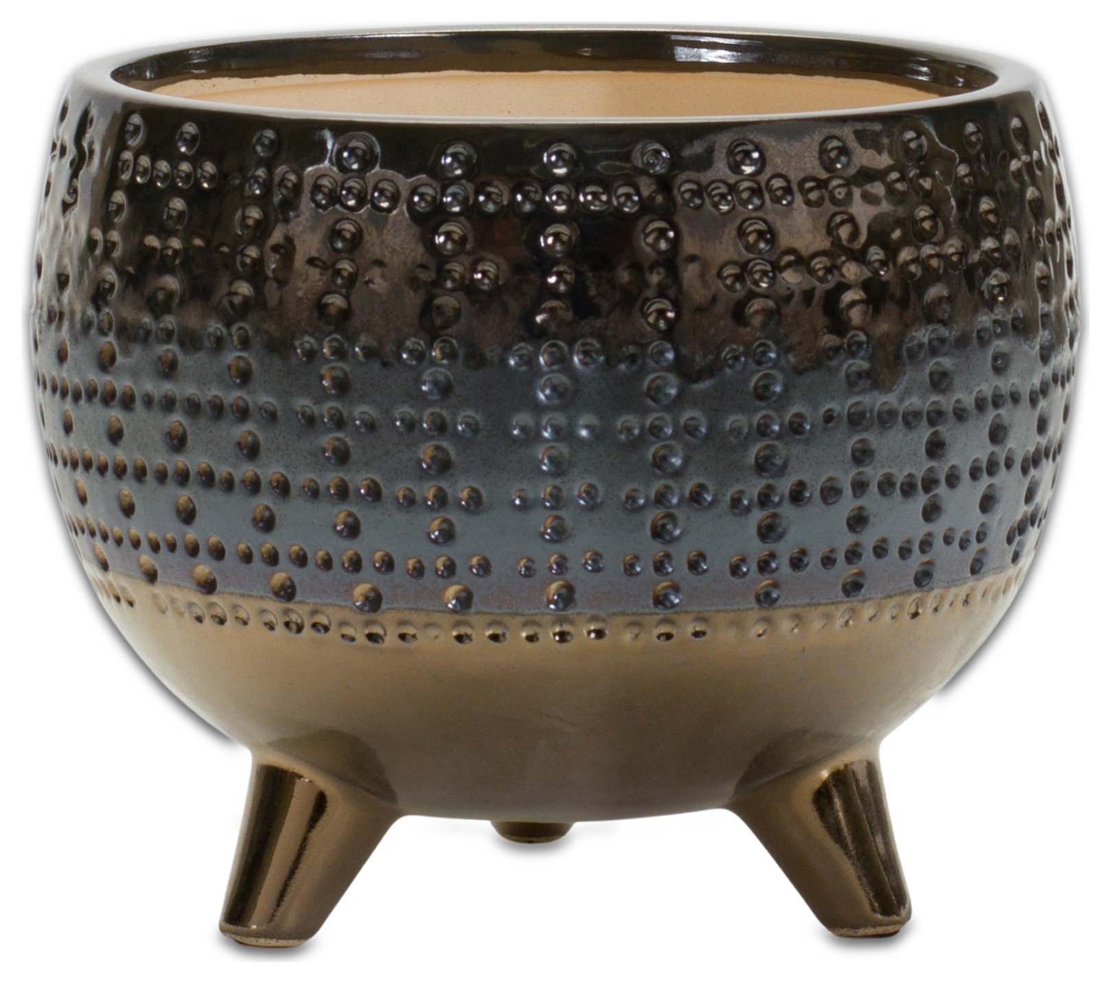 Terracotta Pot With Legs - Midcentury - Indoor Pots And Planters - by ...