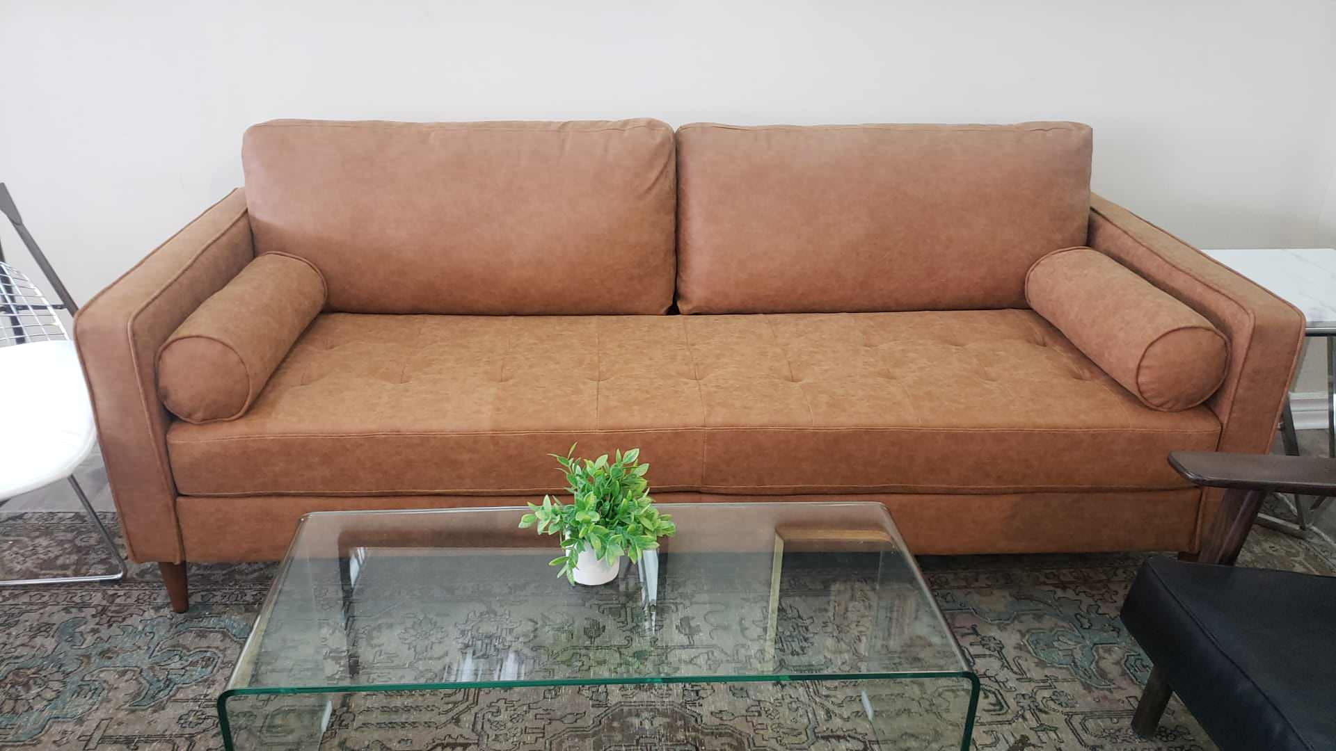 gio pu leather sofa - Midcentury - Sofas - by AFB Decor | Houzz
