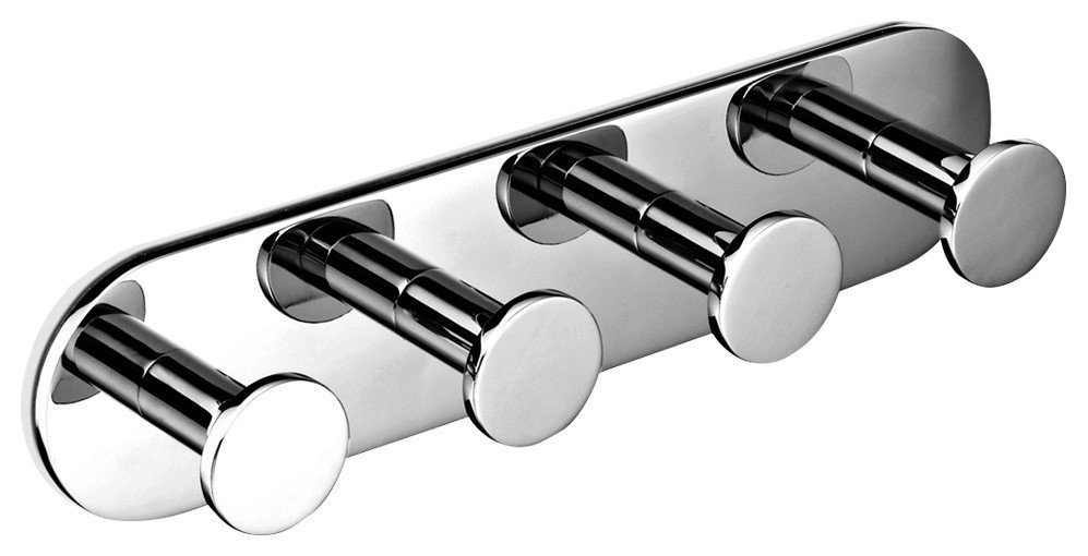 DW TB KHAK4 Self-Adhesive Quadruple Bathroom Hook in Chrome - Modern ...