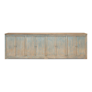 Eight Is Enough Extra Wide Sideboard Antique Blue - Farmhouse - Buffets ...